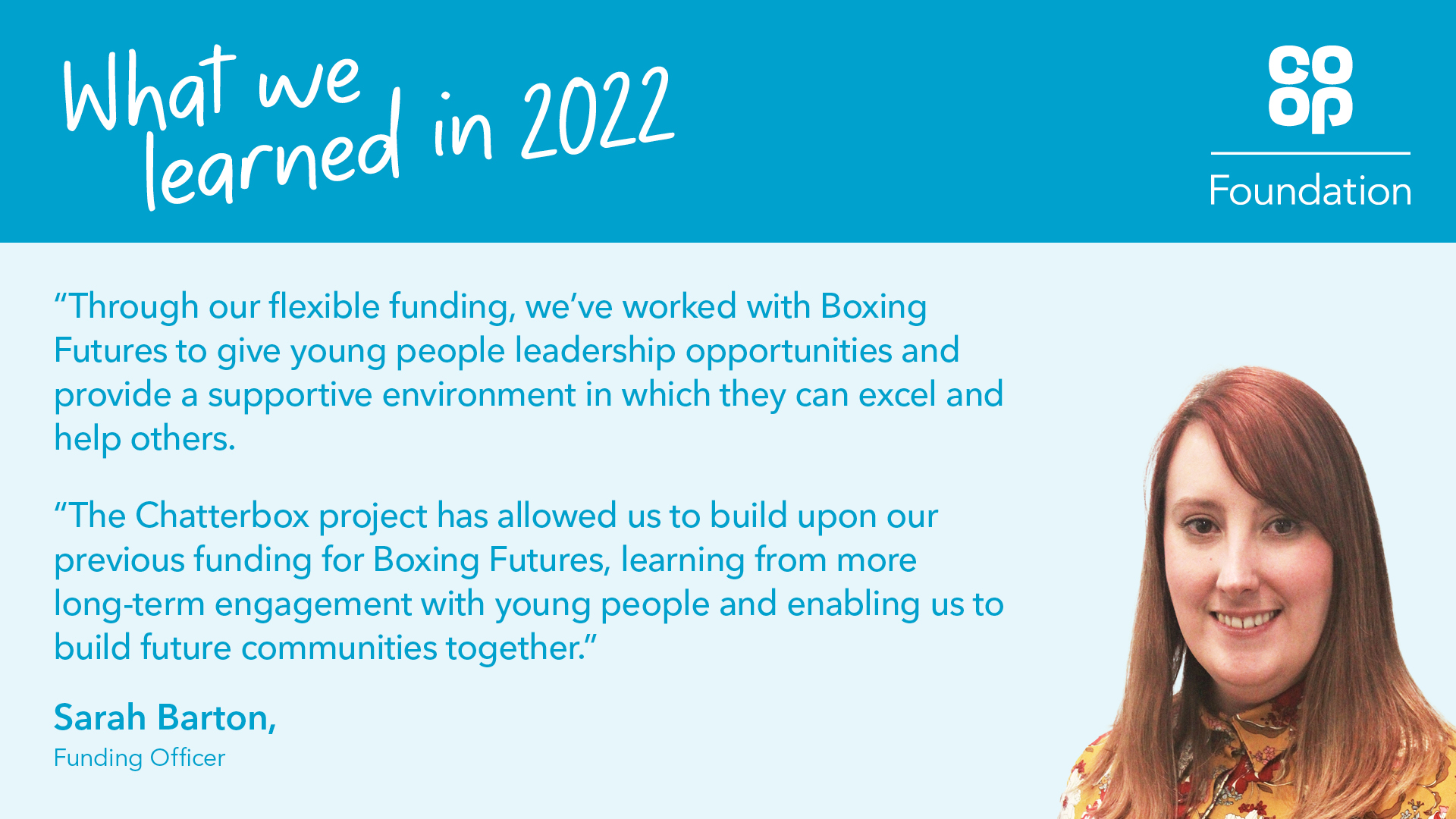 Helping each other at Boxing Futures | Co-op Foundation